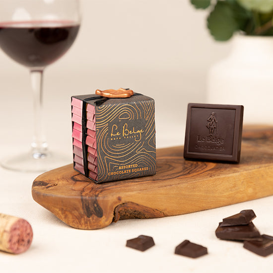 Wine Pairing | Assorted Chocolate Gift Stack | Pairs With Cabernet Sau ...